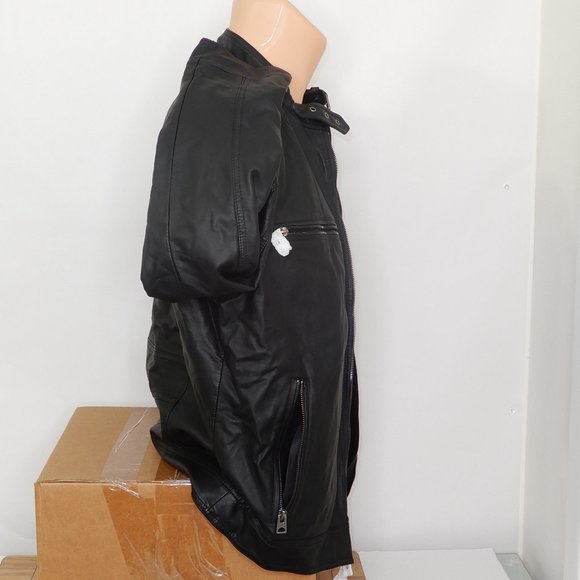 Goodfellow & Co | Jackets & Coats | Goodfellow Co Black Faux Leather ...